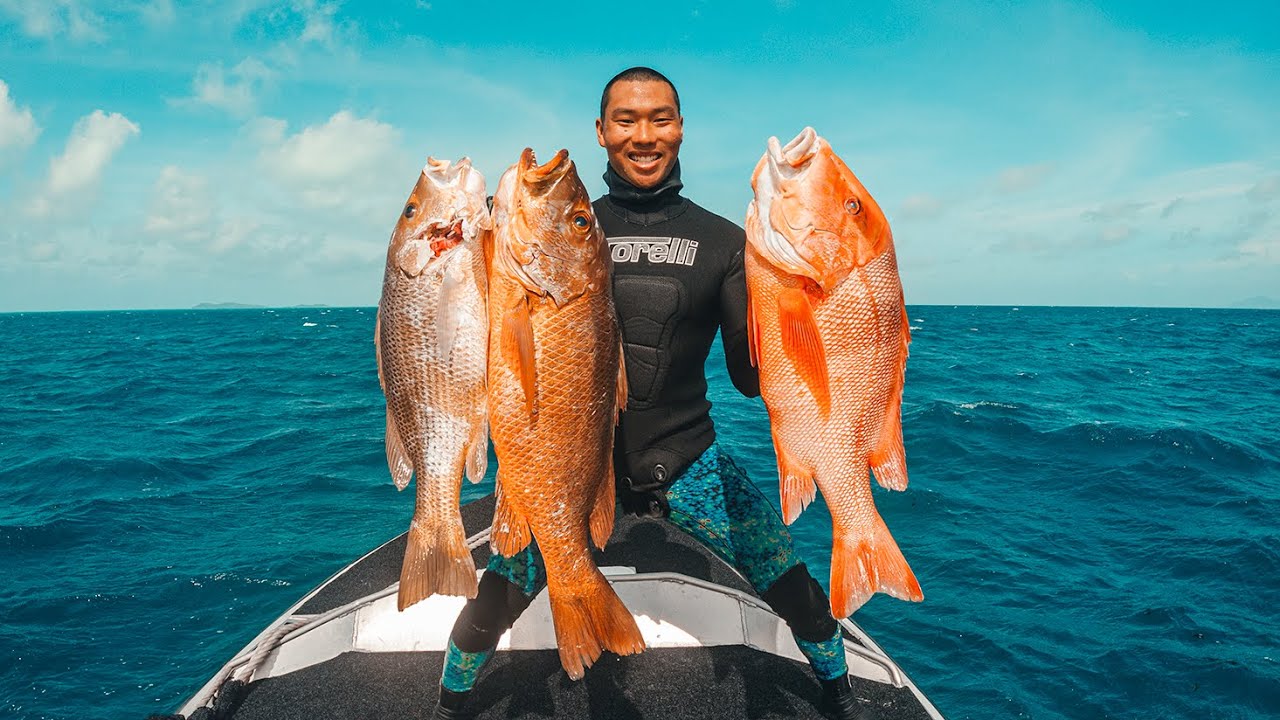 Untouched Spearfishing and Commercial Lobster Diving on the Great ...