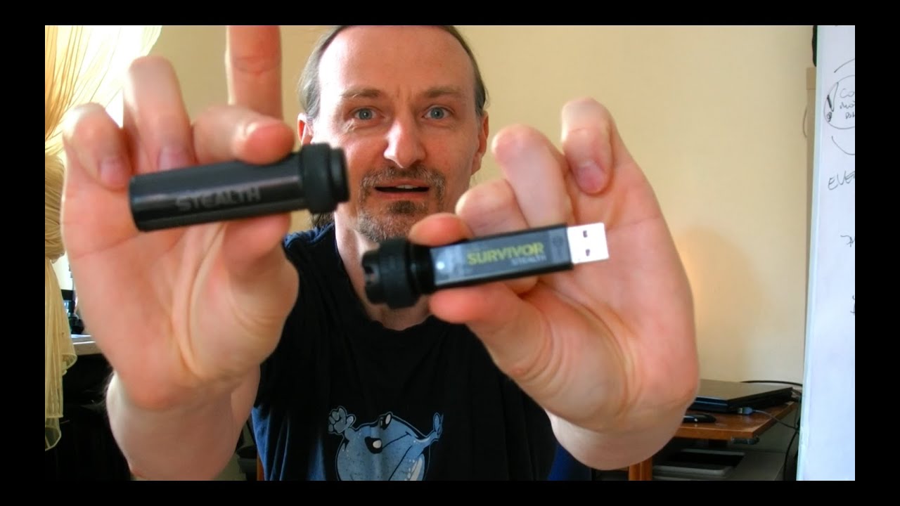 Quick Unboxing - Corsair USB Flash Drive SURVIVOR STEALTH ...