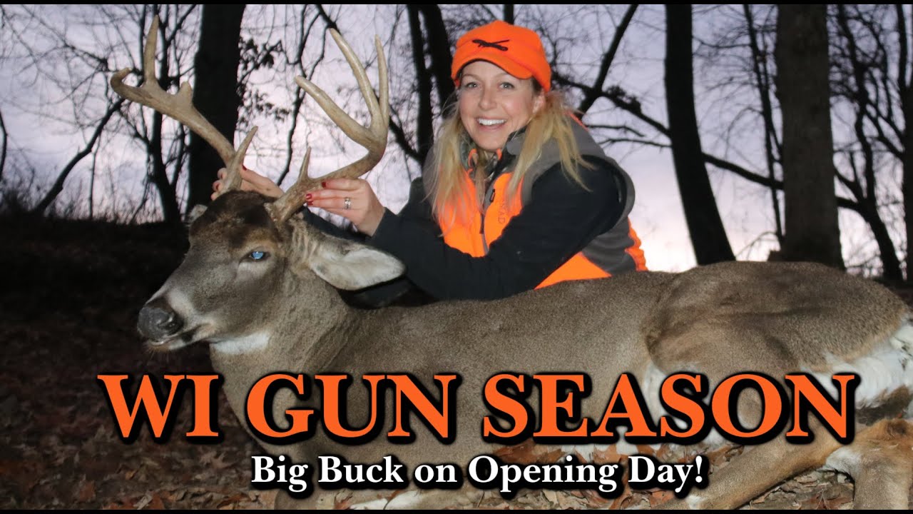 WI Gun Season: Opening Day Success on an Old Wisconsin Buck! - YouTube