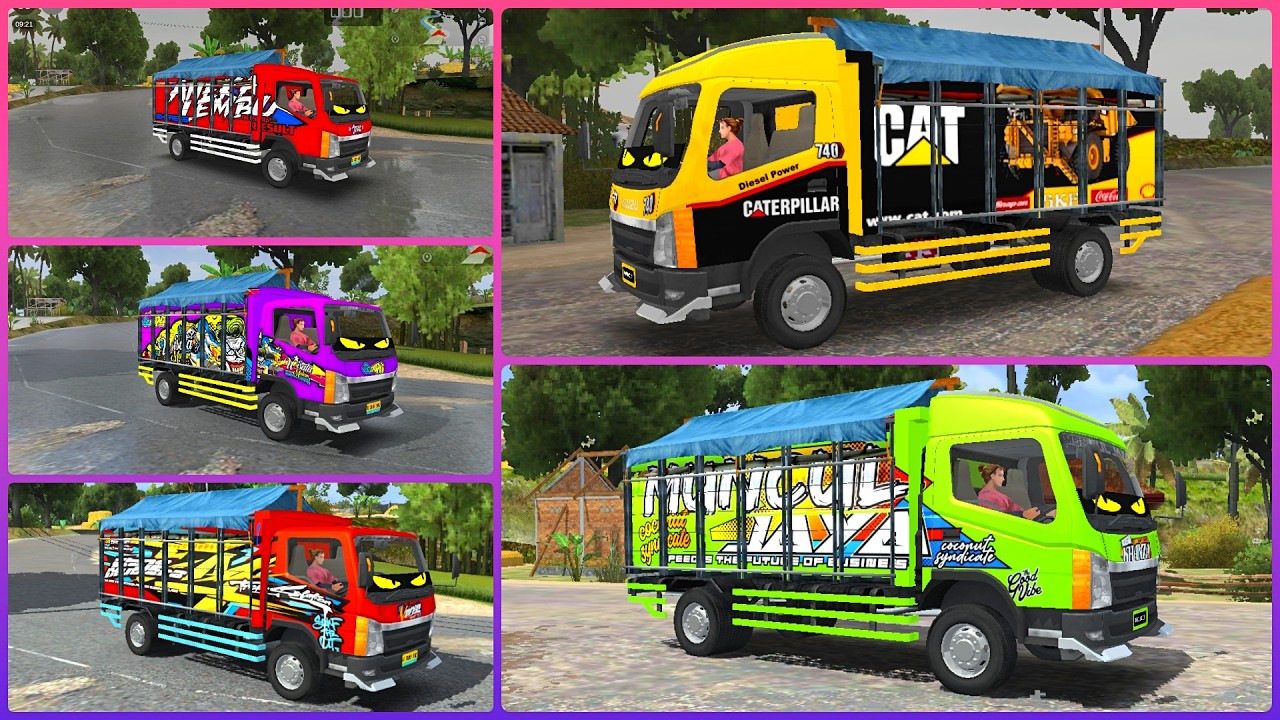 TOP 5 Livery Tampomas Truck simulator ID / by Neli Design - YouTube