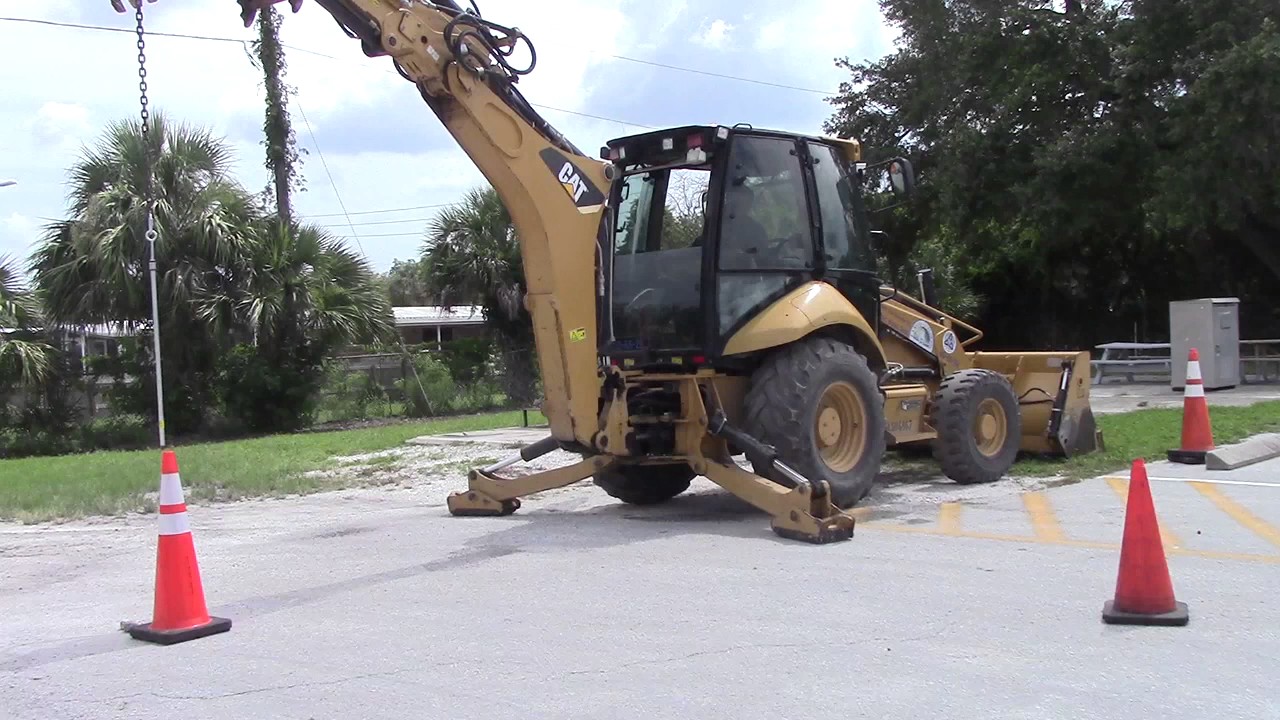 Backhoe Pipe Lift Pin Challenge - YouTube