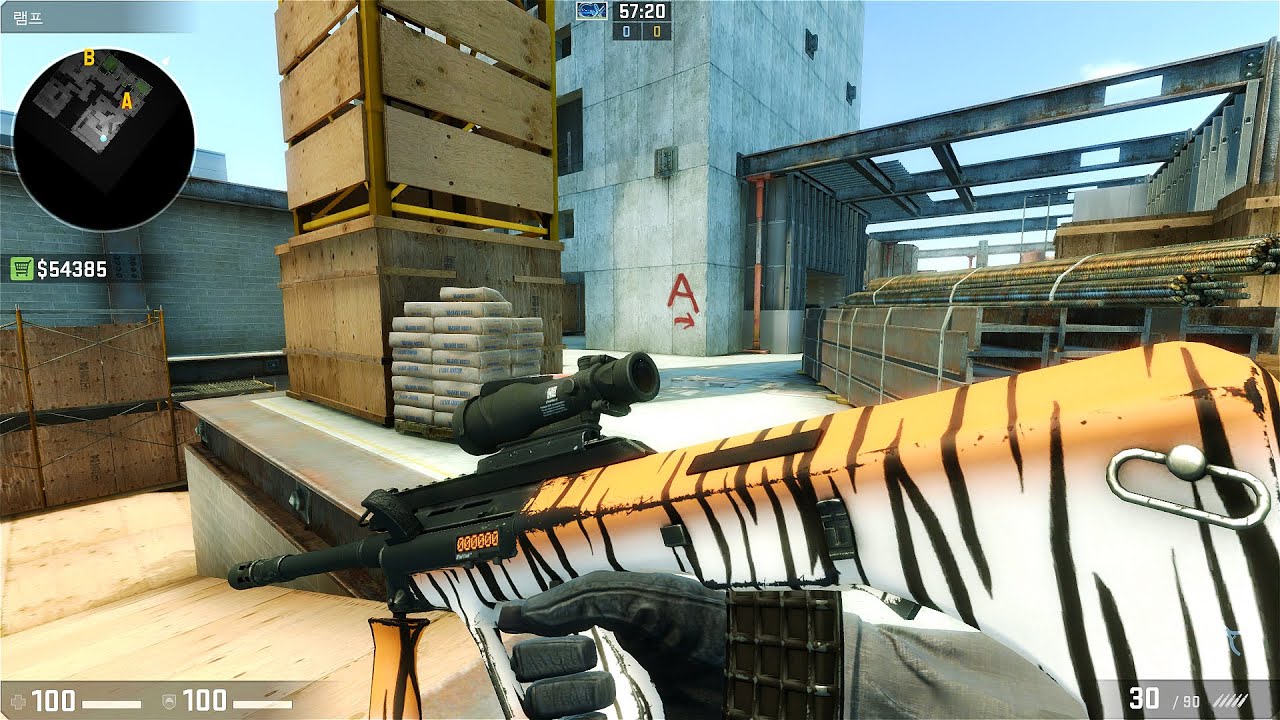 CS:GO Skin : StatTrak™ AUG | Bengal Tiger - YouTube