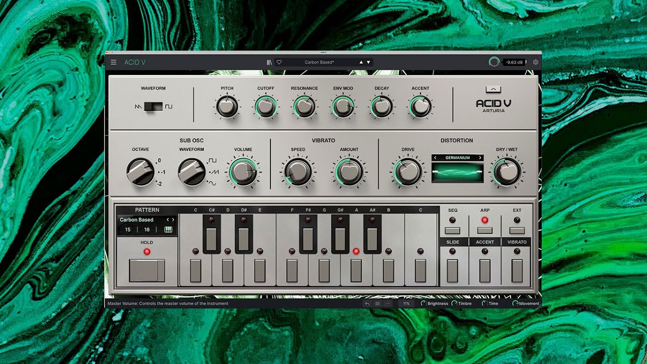 Acid sound design with #arturia #acid v #synthesizer #trance - YouTube