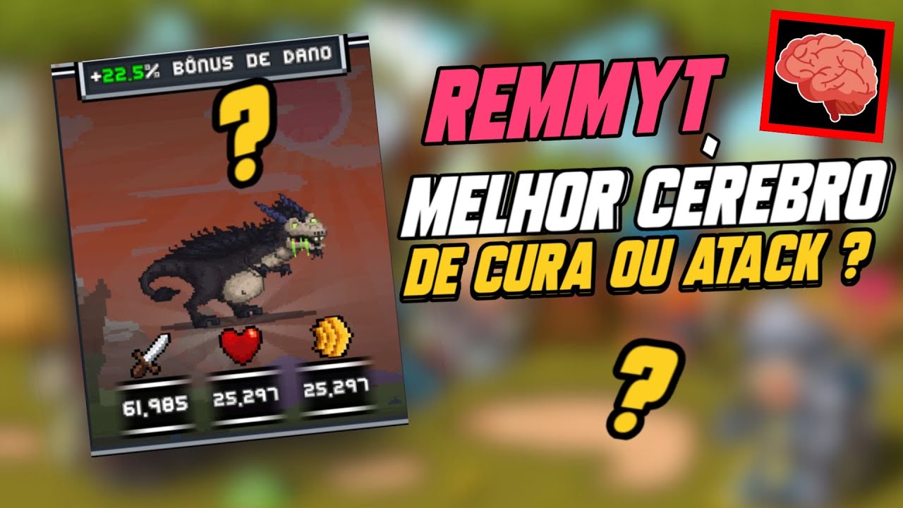 Qual o melhor Cérebro pra Usar no Remmyt ? Bit heroes - YouTube