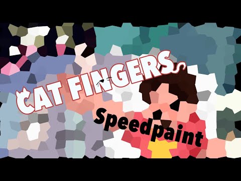 Steven Universe {CAT FINGERS} speed paint - YouTube