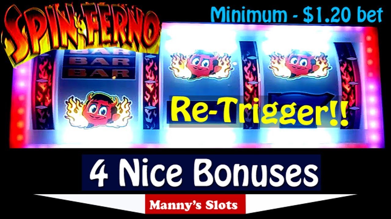 Spinferno (Fire Bells) by Igt 4 Nice Bonuses at Viejas and Barona ...