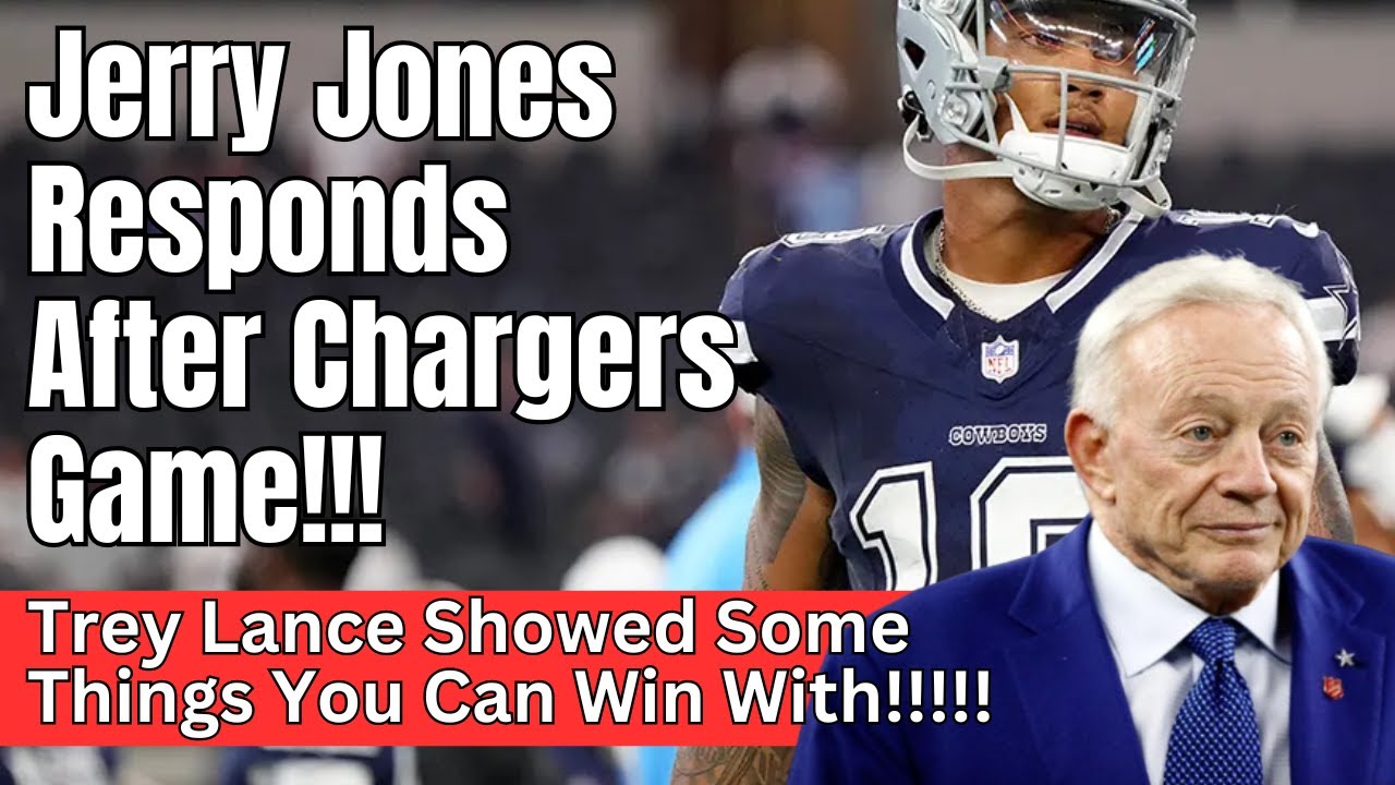 Jerry Jones Responds After Chargers Game!!! Trey Lance Showed Some ...