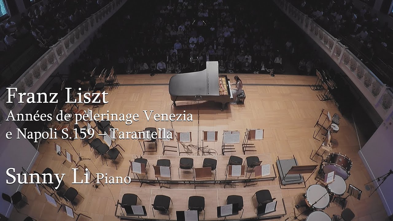 Sunny Li - Franz Liszt - Années de pèlerinage Venezia e Napoli S.159 ...