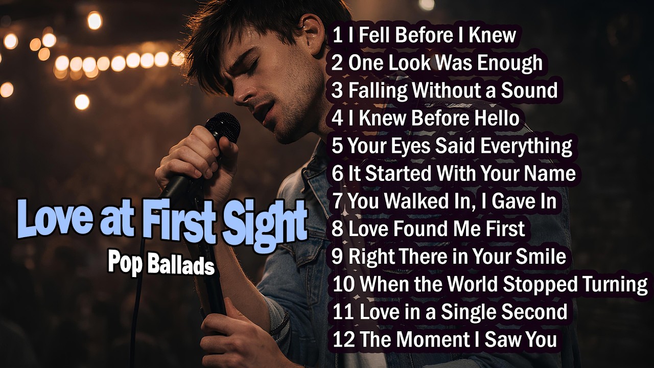 Romantic Pop Ballads | Emotional Love Songs - Love at First Sight - YouTube