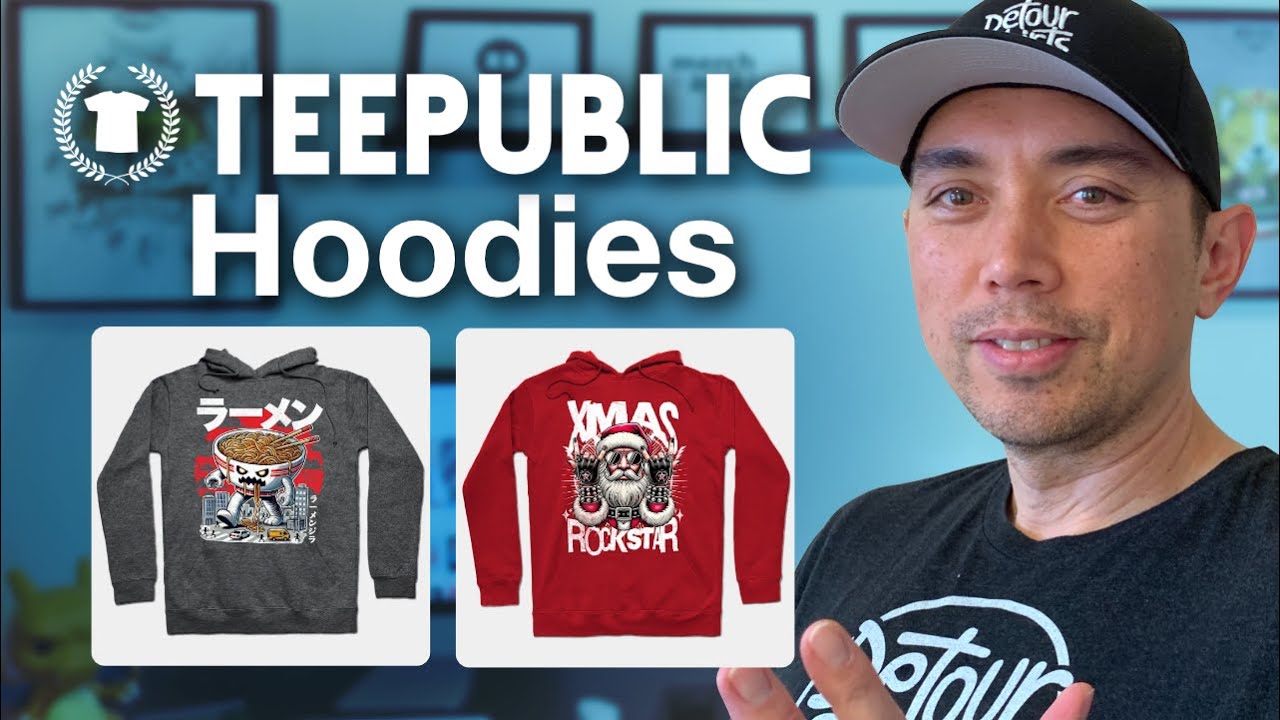 Do TeePublic Hoodies Look Like They Do Online? Full Print On Demand ...