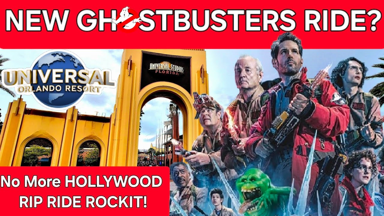 NEW GHOSTBUSTERS Ride Replacing Hollywood Rip Ride Rockit ...