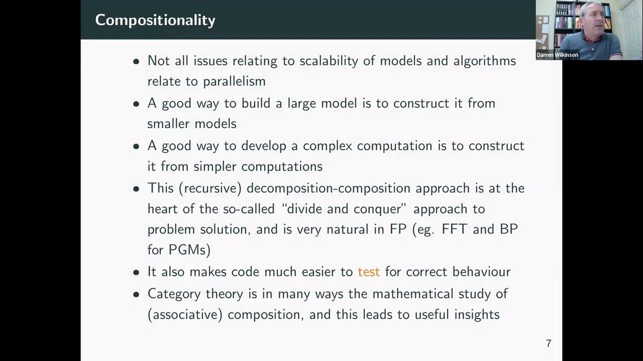 Darren Wilkinson - Compositional approaches to scalable Bayesian computation - YouTube