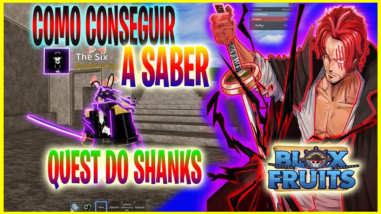 👒🗡️🔥[2022] COMO COMPLETAR A QUEST DO SHANKS E OBTER A SABRE V1 E V2 🔥 🔵 ...