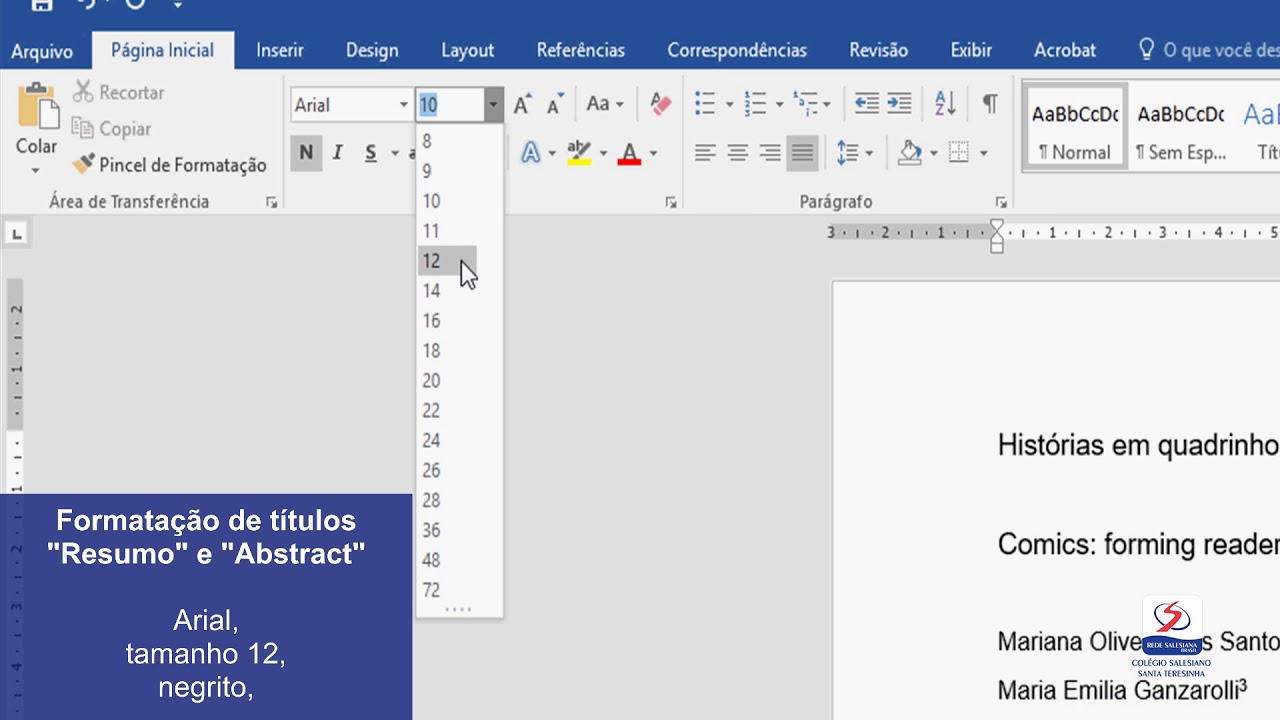 Resumo E Abstract Abnt - FDPLEARN