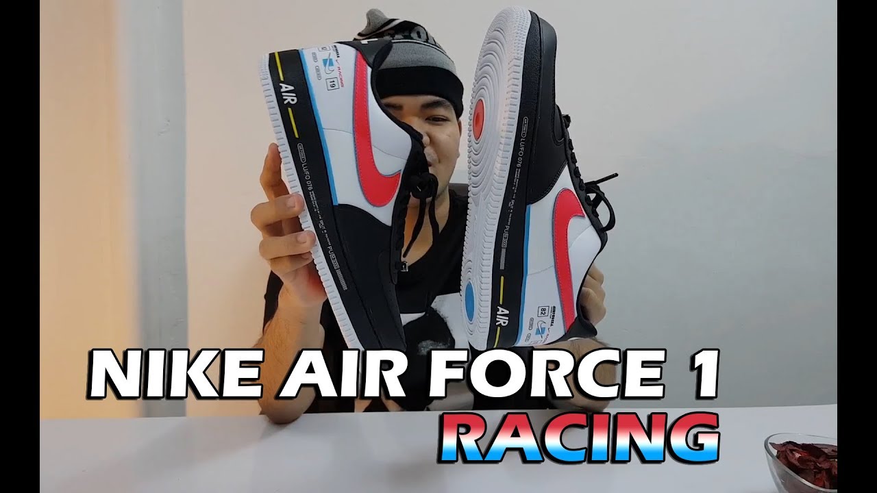 รีวิว Nike Air Force 1 "Racing" - [ ON STREET ] - YouTube