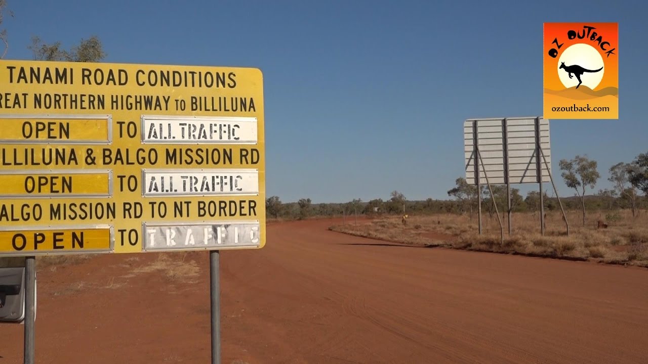 A trip down the Tanami Road including mining equipment - Outback ...