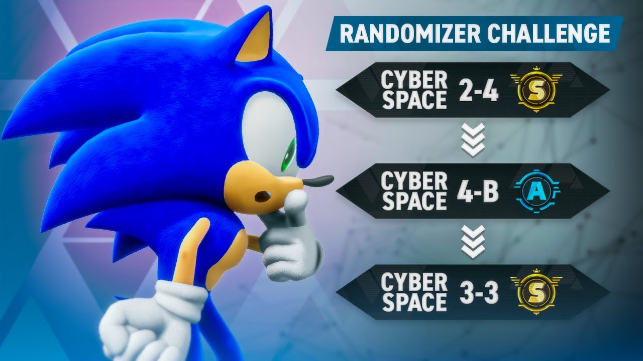 Sonic Frontiers: Cyber Space Challenge Randomizer - YouTube