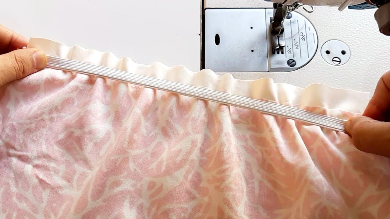 How to Sew a Gathered Ruffle | How To Sew | DIY Sewing Tips - YouTube