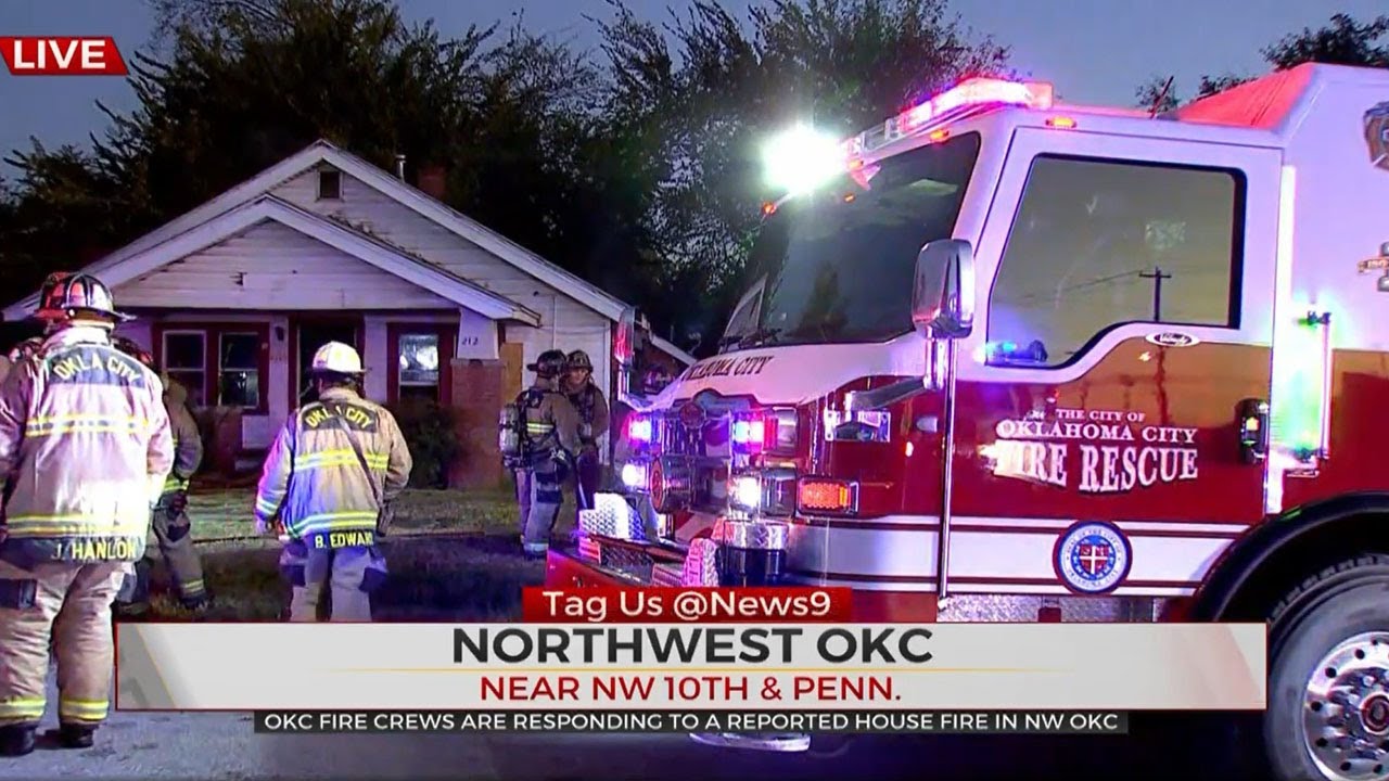 OKCFD Extinguishes Fire In Central OKC - YouTube