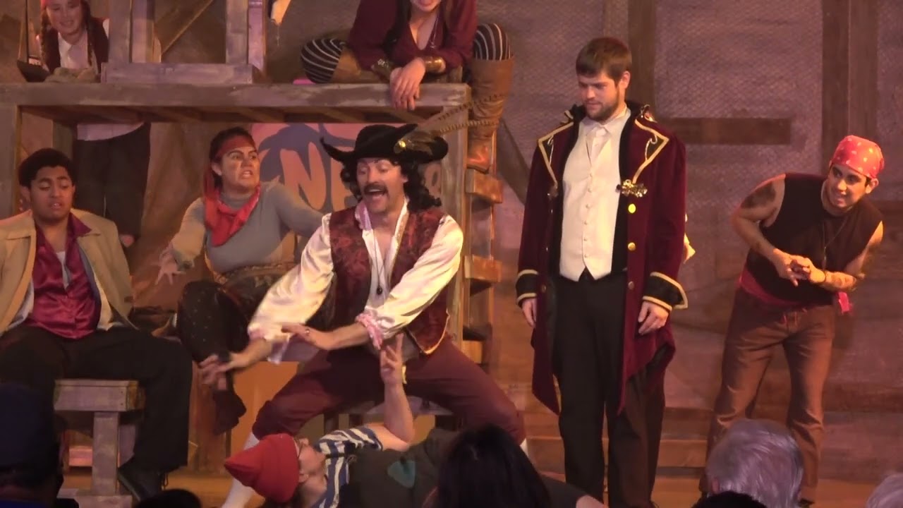 Peter and the Starcatcher - Captain Black Stache makes an entrance ...