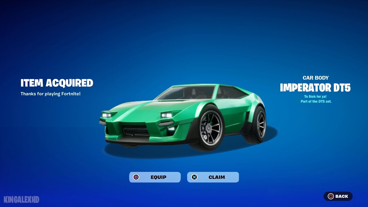 How To Get the Imperator DT5 Car Body NOW FREE In Fortnite (Imperator ...