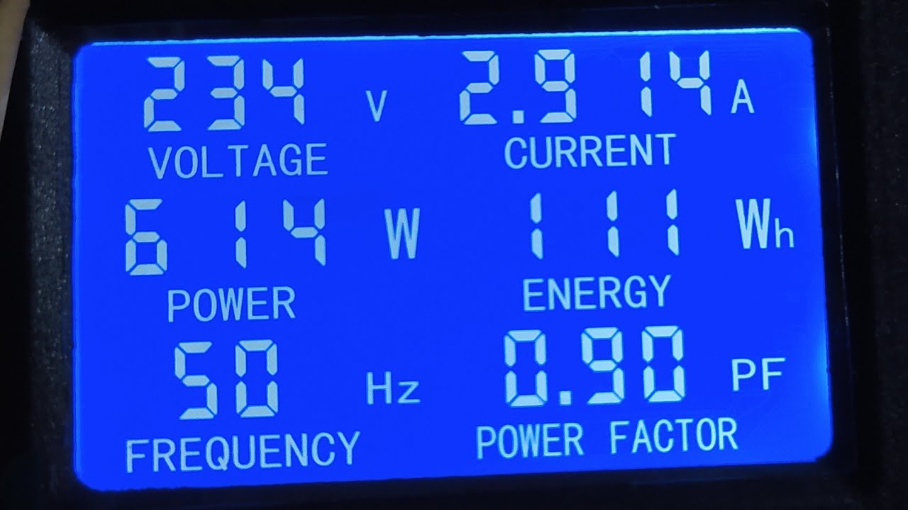 AC Current Voltage Amperage Power Energy Panel Meter Digital Display ...