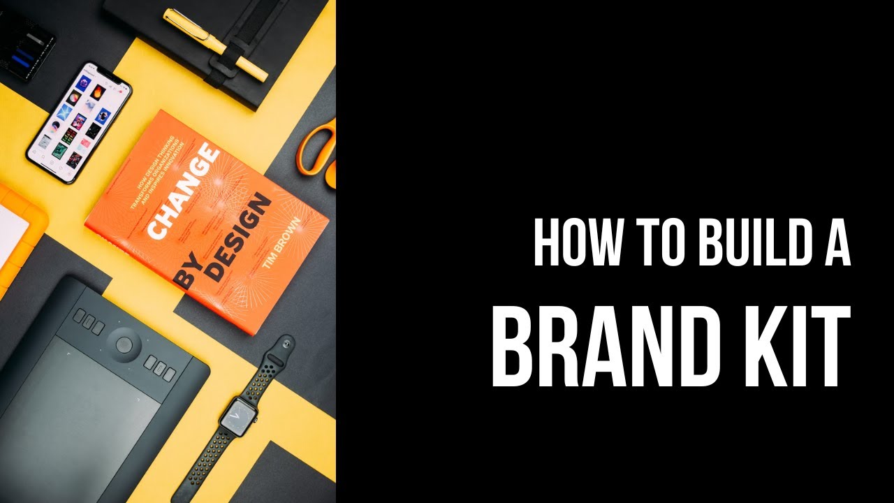 How to create brand kit with looka.com - YouTube