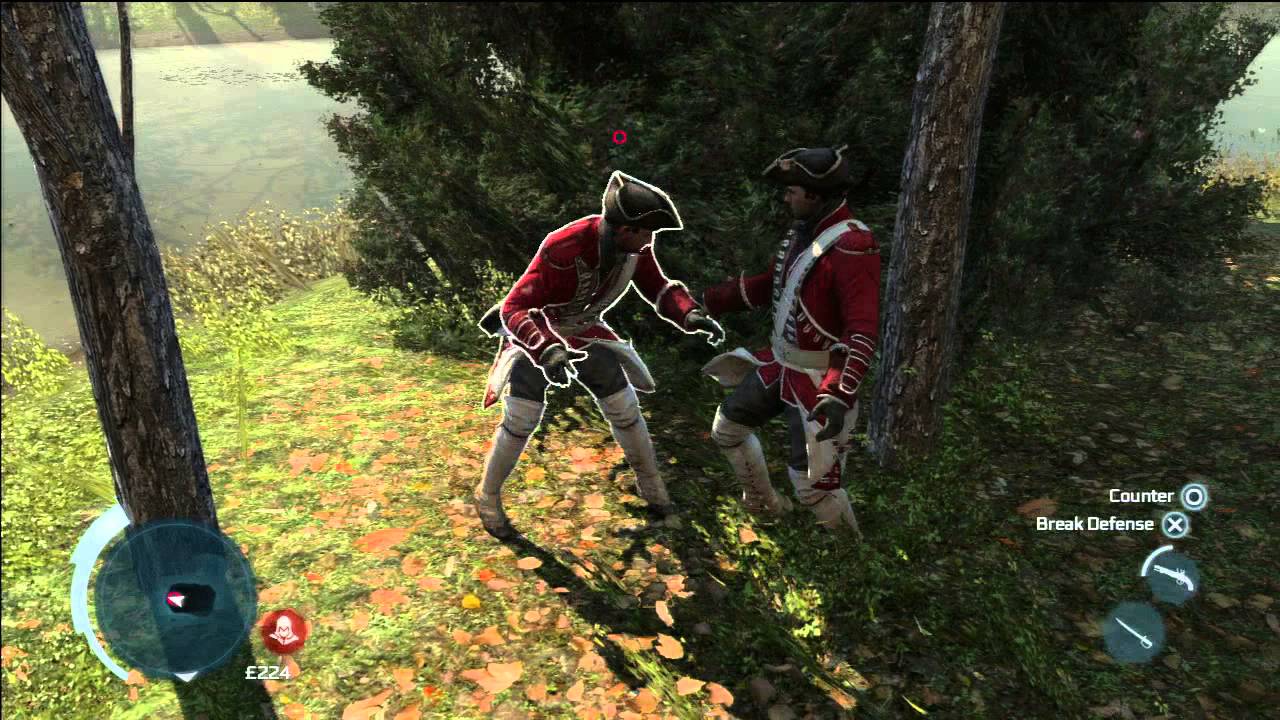 Assassin's Creed III - Killing Edward Braddock - YouTube