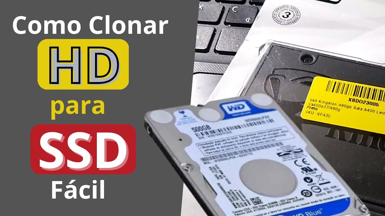 Como Clonar HD para SSD Passo a passo - YouTube