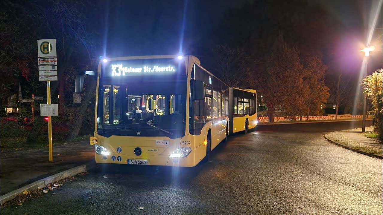 Bus Berlin | Mitfahrt im X34 von Gutsstraße bis Gatower Straße ...
