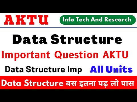 Data Structure Important Question, Data Structure Aktu Most Important ...