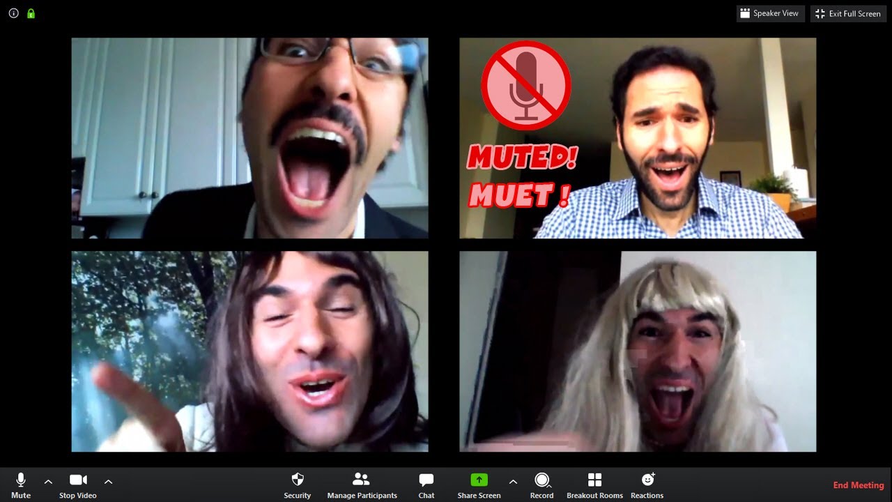 You're Muted! [ZOOM PARODY] - YouTube