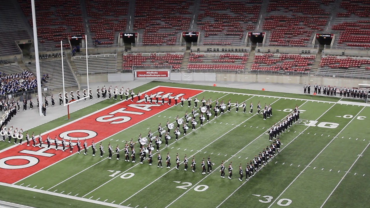 OSU Marching Band Ramp Entrance at 2017 Buckeye Invitational - YouTube