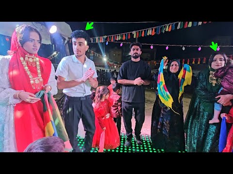 Centuries-old nomadic traditions: A happy night at the Ali nomadic festival. Grandmother's dancing