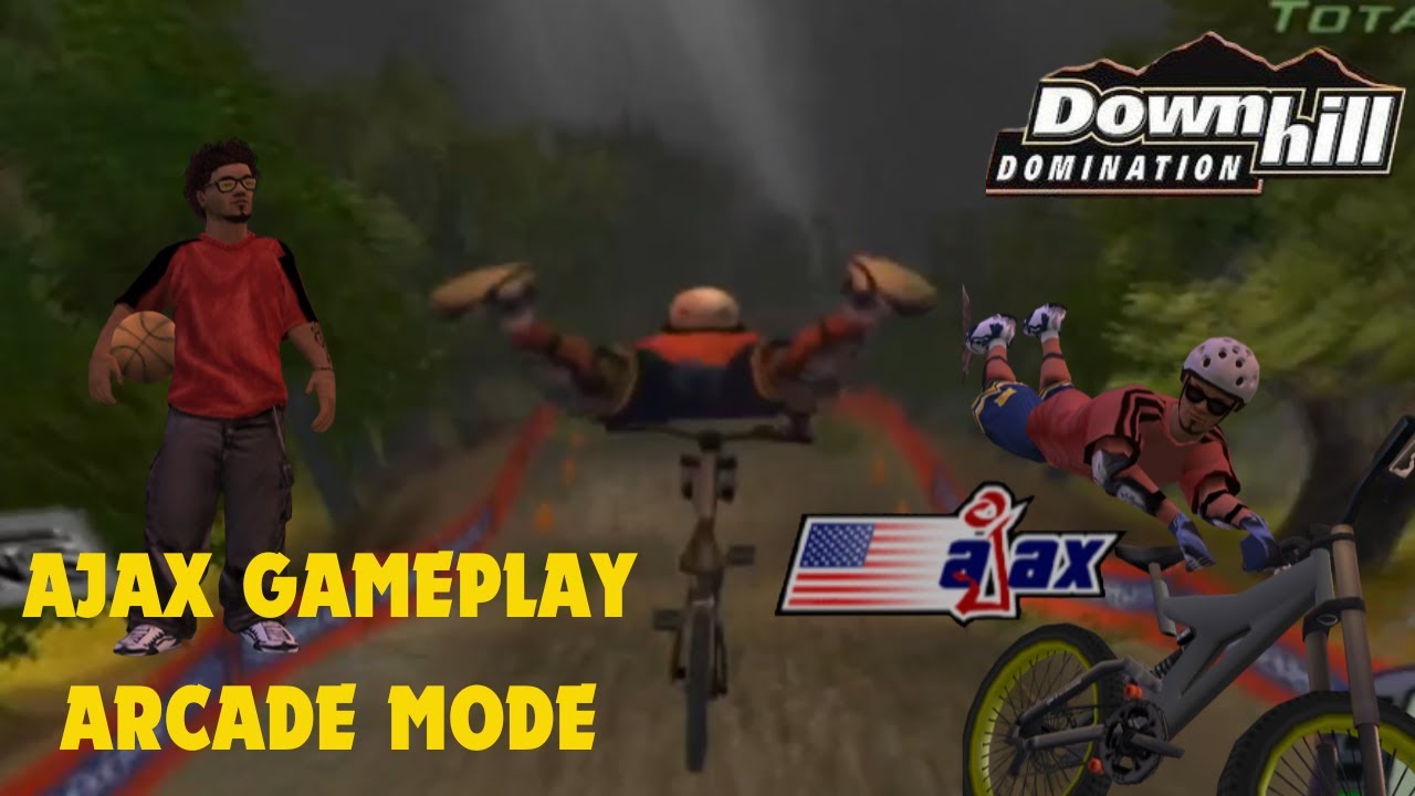 AJAX GAMEPLAY ARCADE - DOWNHILL DOMINATION #3 - YouTube