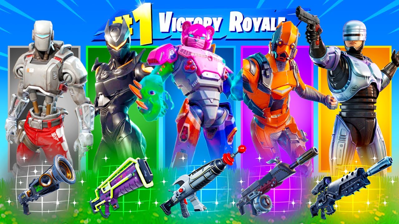 SKIN ROBOT ALÉATOIRE CHALLENGE ! Défi FORTNITE Battle Royale - YouTube