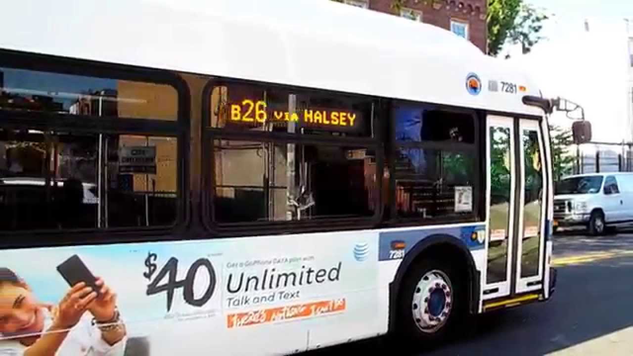 MTA New York City Bus 2015 New Flyer XD40 "Xcelsior" 7281 on the B26 ...