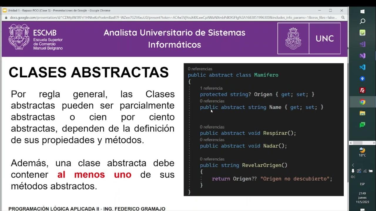 POO - Abstracción en C# - YouTube