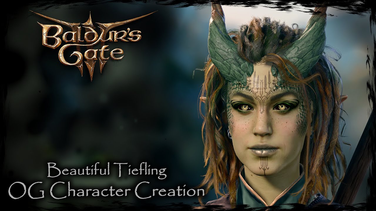 BALDUR'S GATE 3 || Beautiful Tiefling [Original Character #274 ...