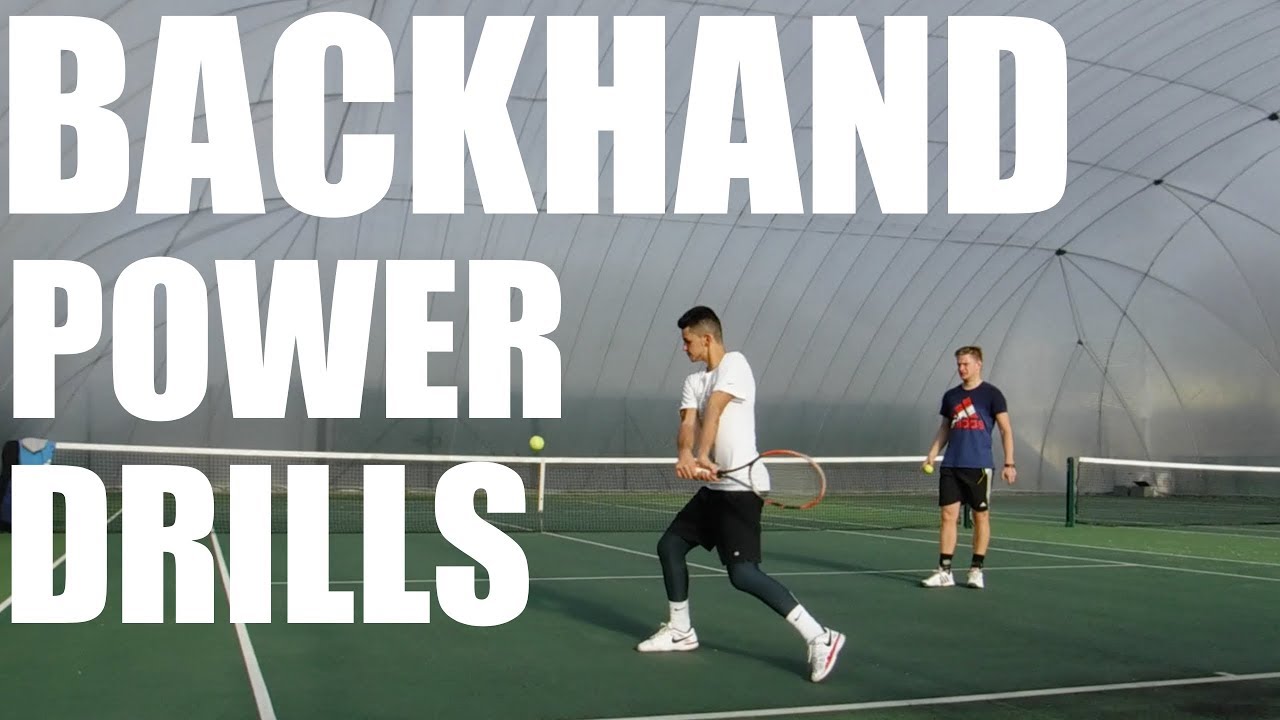 Backhand Power Drills + Baseline Practice - YouTube