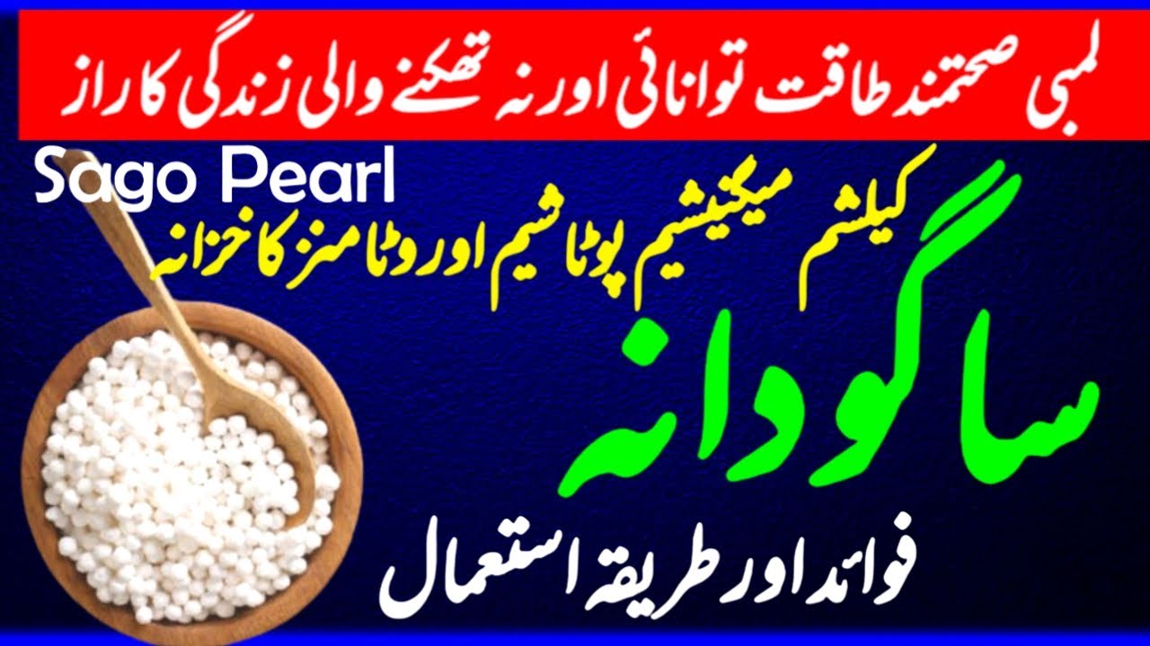 Sago Dana k faidy || sabudana ke faide || Health Benefits of sago ...
