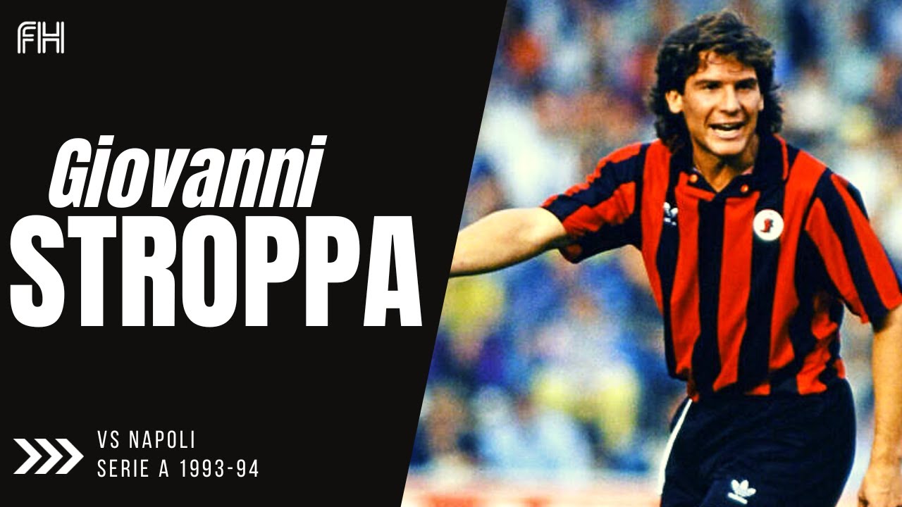 Giovanni Stroppa Skills Foggia 0:1 Napoli Serie A 1993-94 - YouTube