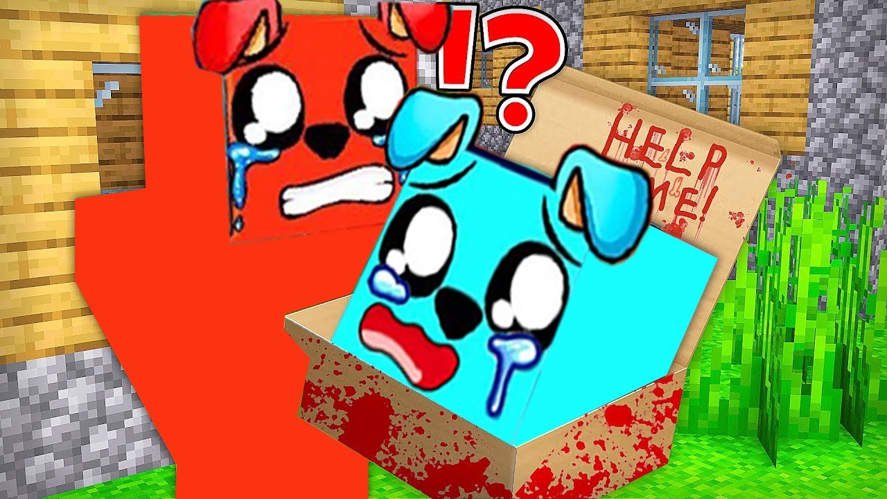 Luczka GŁOWA w PUDEŁKU w Minecraft - YouTube