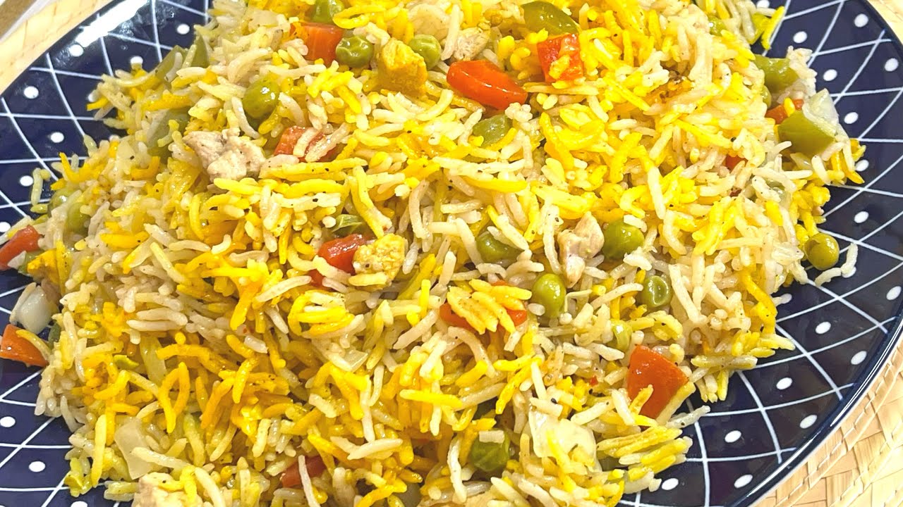 Chinese Biryani Recipe || Chinese Chicken Biryani ||Chicken Fried Rice ...
