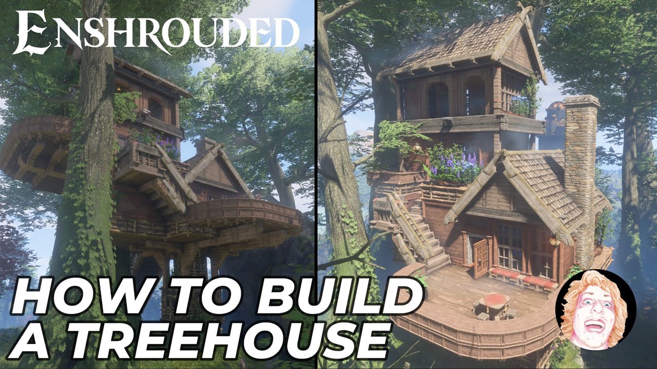 Enshrouded Treehouse base. Build guide with tips and tricks - YouTube