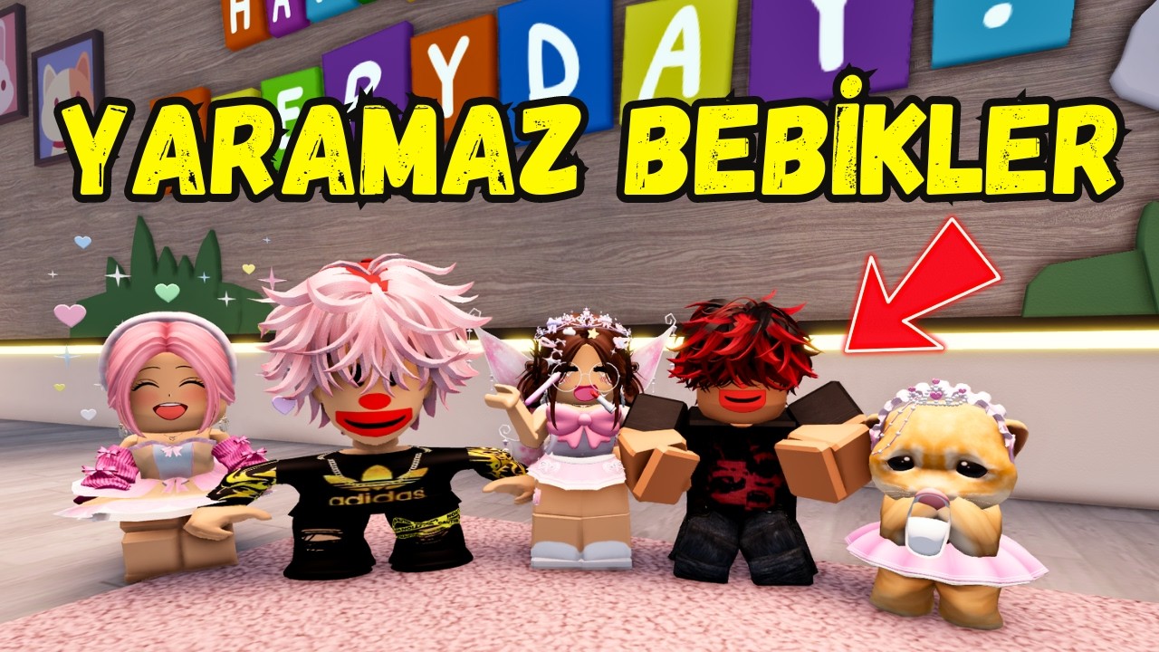 Yaramaz Bebİkler İŞ BaŞinda ️ayŞem Ece Ari💥arigİller🐝roblox Metro Life