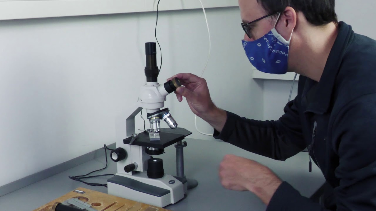 physics lab course for non-physics students: 10 - microscope - YouTube