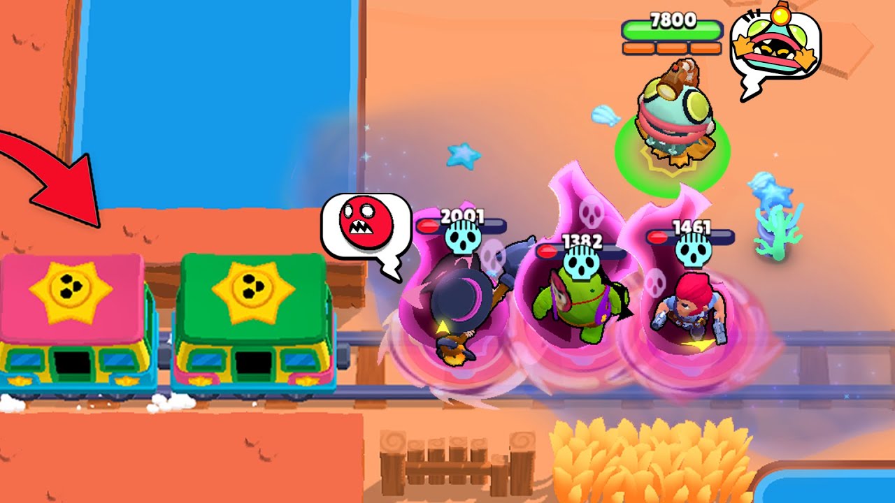 OP GLOWBERT vs NOOBS HYPERCHARGE BUFFIE in TROLL MAP 🤣 Brawl Stars 2026 ...