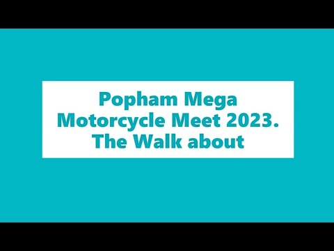 Popham Mega Motorcycle Meet 2023. Including Moto Rumi stand. BSA Bantam ...