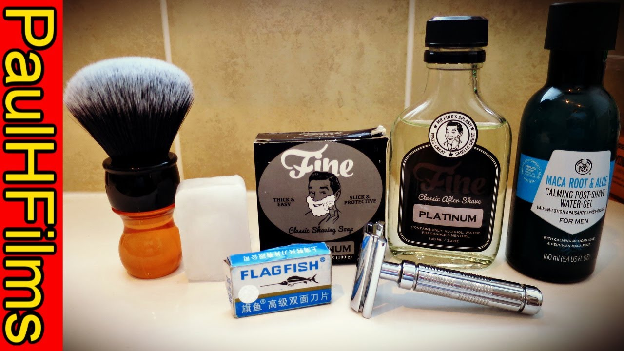 Fine Marvel DE Razor | Trying a Flagfish DE Blade - YouTube